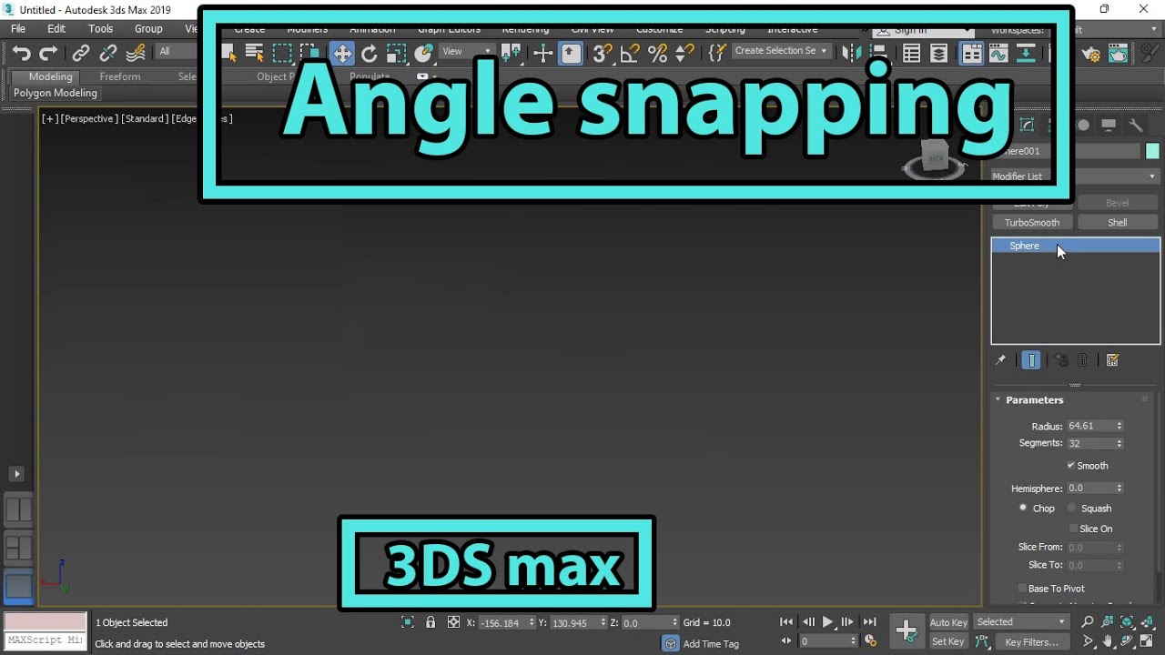 Angle snapping | 3ds max tutorial | study Edutech | Hindi Tutorial ...