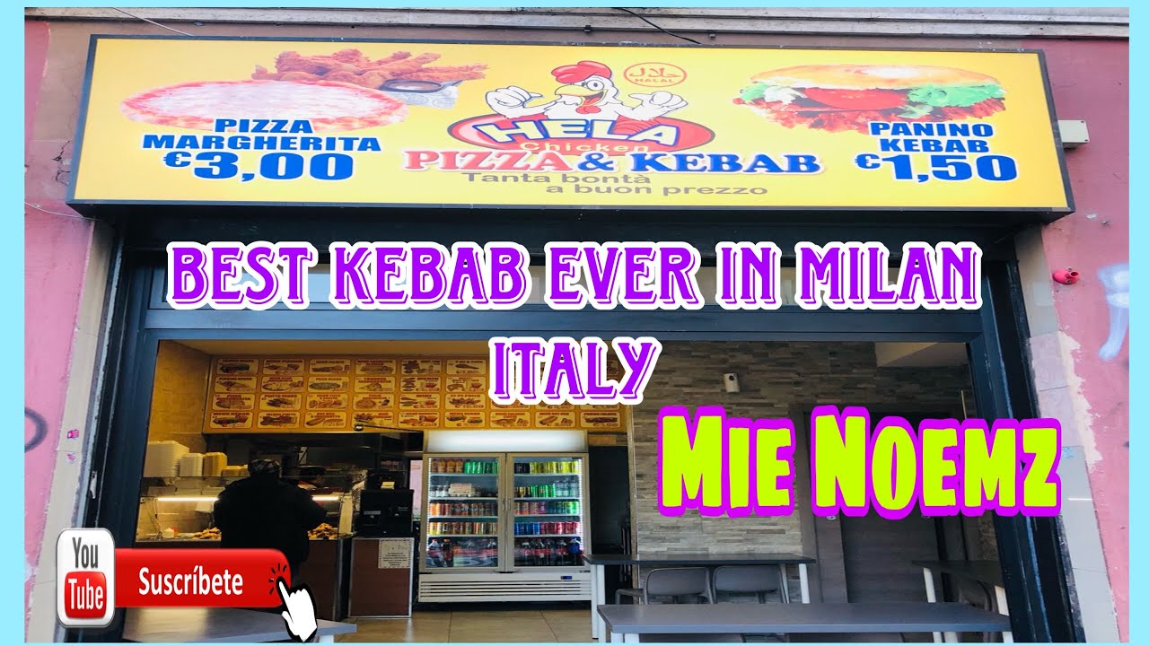 BEST FAST FOOD KEBAB EVER IN MILAN ITALY - YouTube