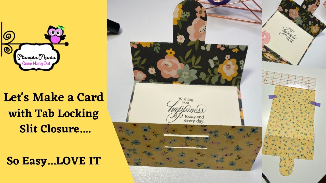 #160 Let's Make a Card | Tab Locking Closure - YouTube