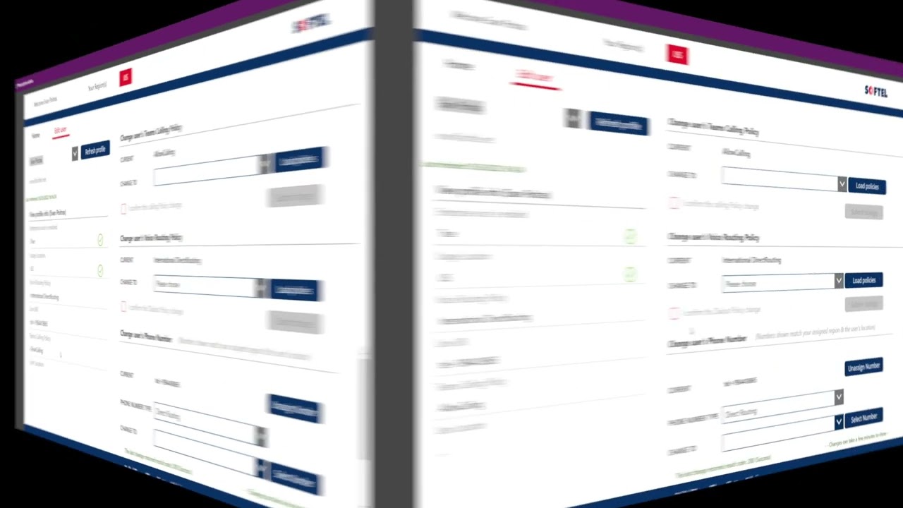 SOFTEL Phone System Admin - YouTube