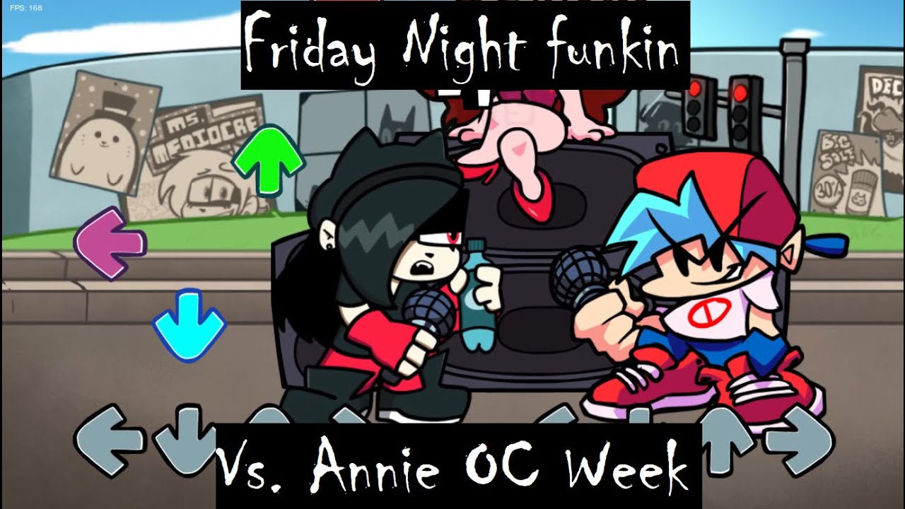 Friday Night Funkin' - Vs. Annie OC Week (Por: atsuover) - YouTube