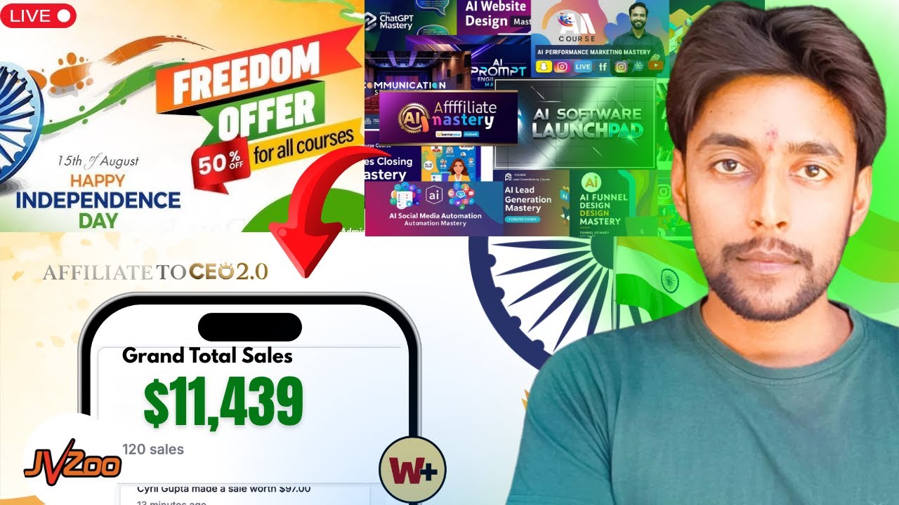 Freedom Offer is Live | 15 in 1 Affiliate Marketing Course | Made ...