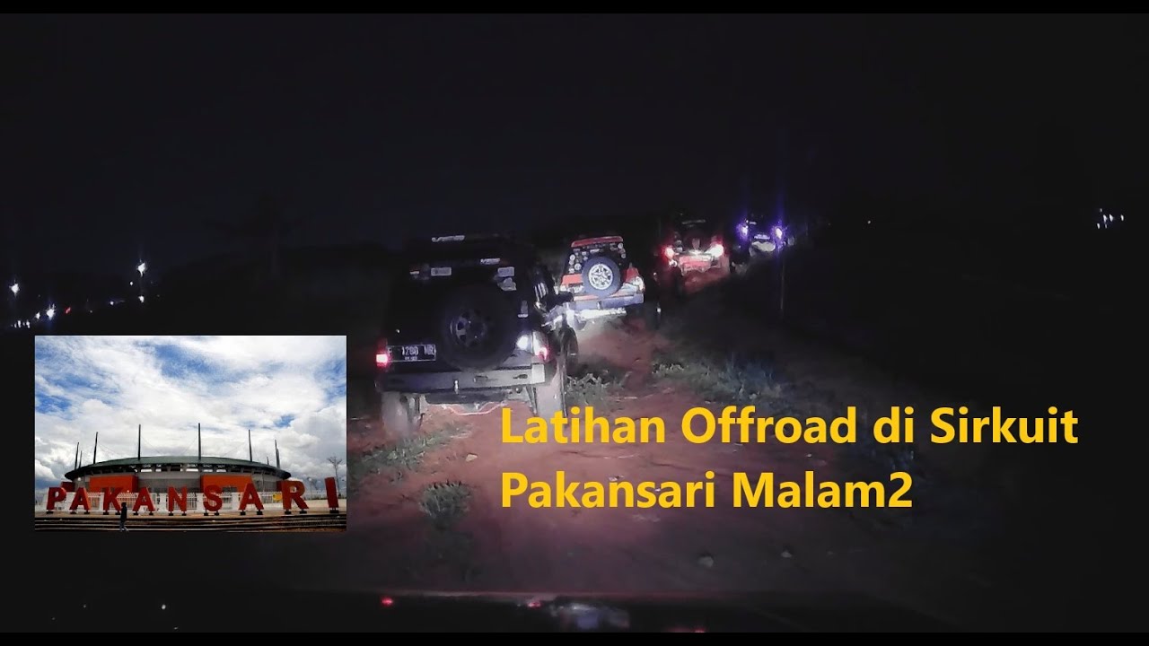 Latihan Offroad Malam2 di Track Pakansari Bogor - YouTube