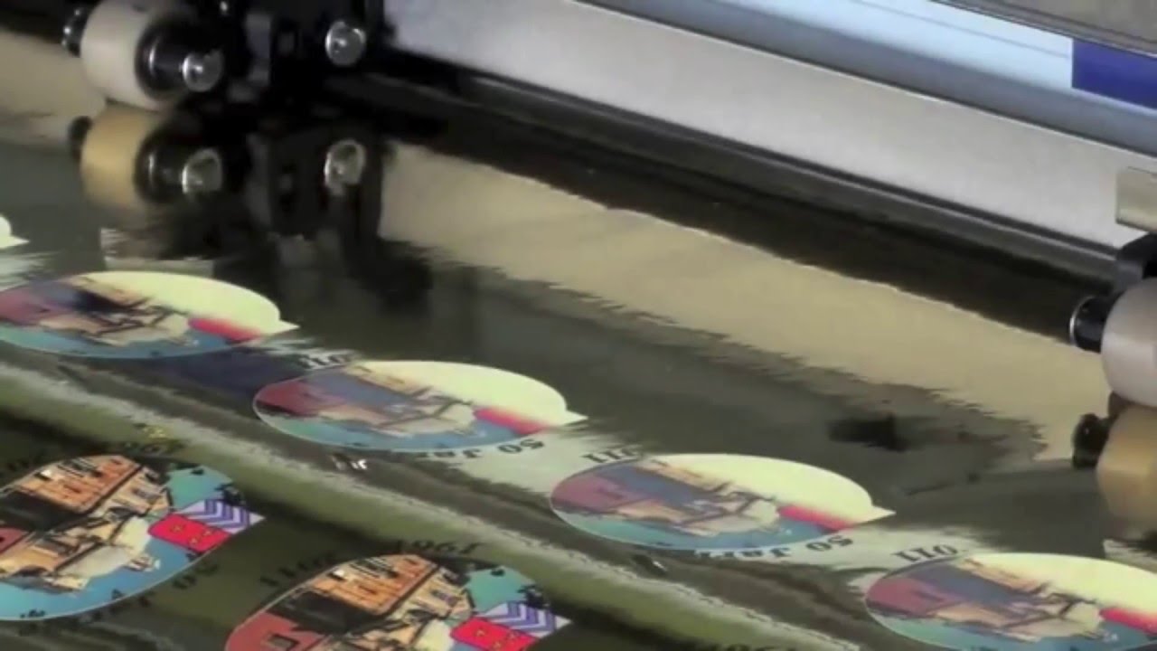 Adding epoxy Doming to stickers - YouTube