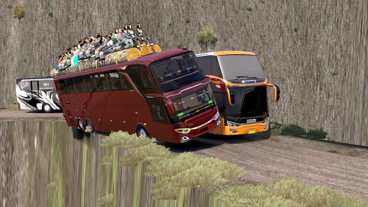 Passengers don't make sense l Bus passes world's most dangerous steep ...