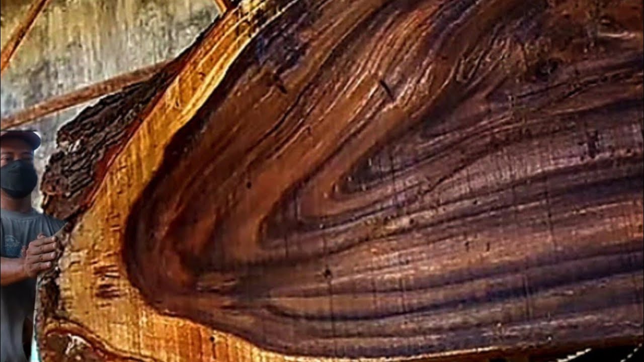 Sawing And Cutting Amazing Lip Wood || Sawmill - YouTube