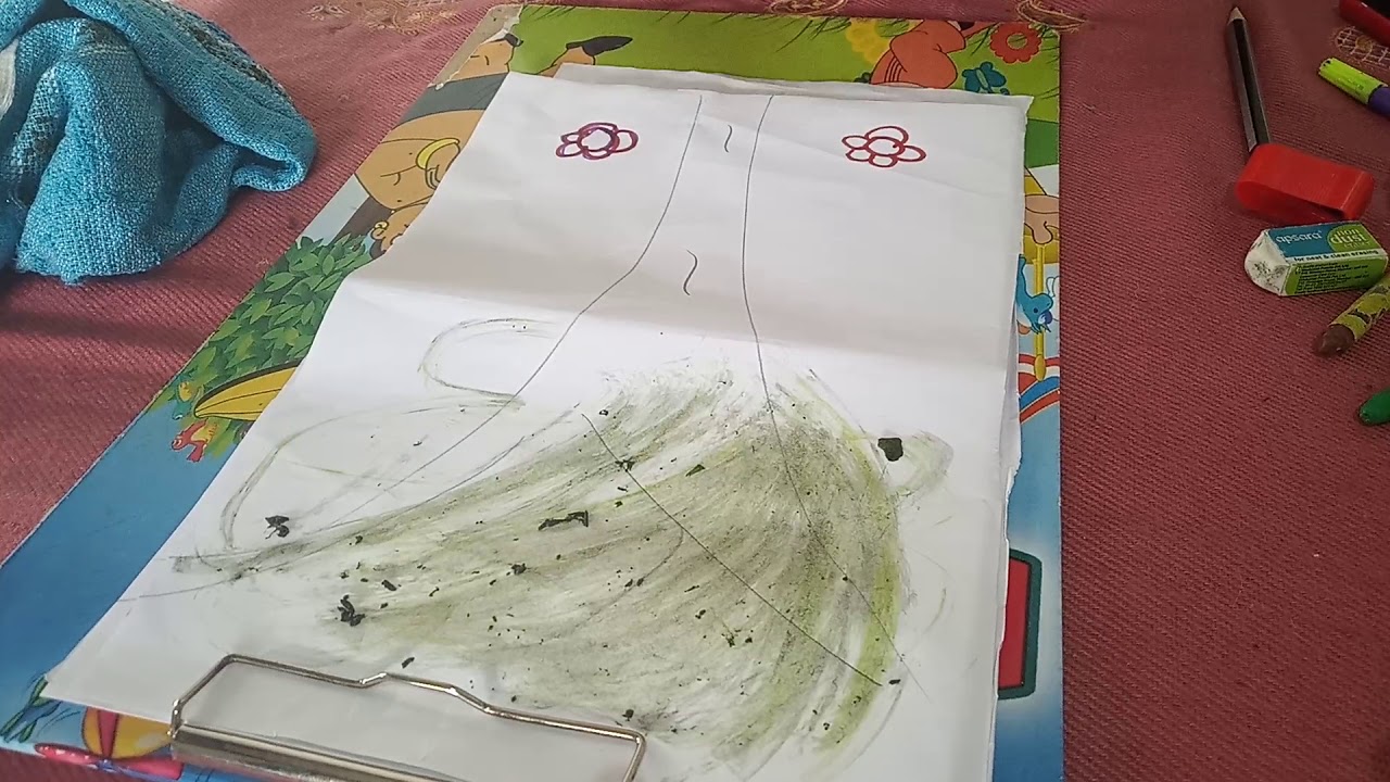 Chlorophyll painting for kids - YouTube