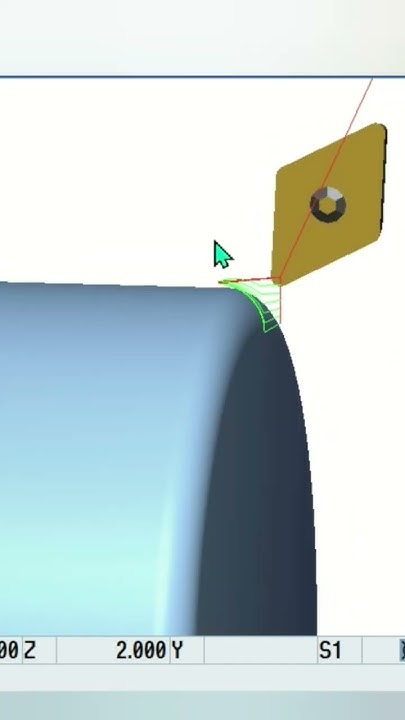 Radius Generation using Macro R-variable | Siemens | Turning | Radius Roughing - YouTube