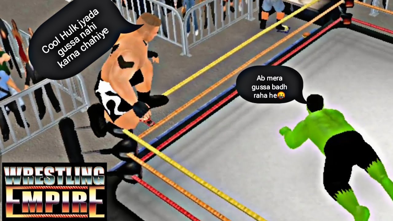 Hulk's anger increased and he became an enemy | Wrestling Empire ...