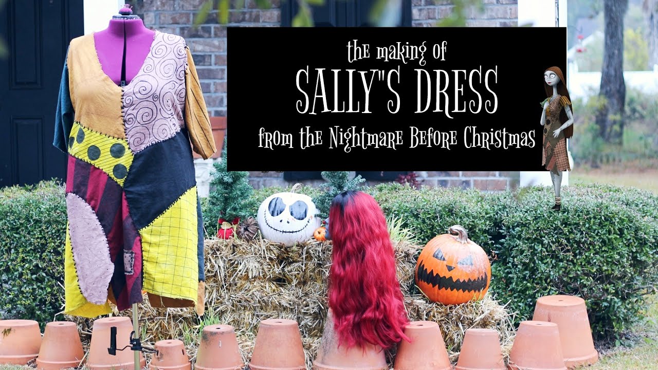 Sally Nightmare Before Christmas Dress Fabric