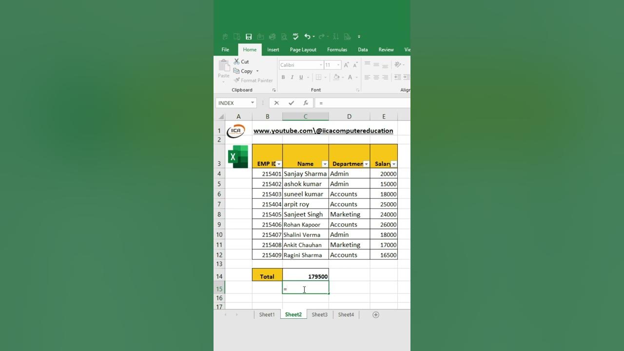 Total value of specific criteria using subtotal formula| Advanced Excel Tips and Tricks #shorts ...