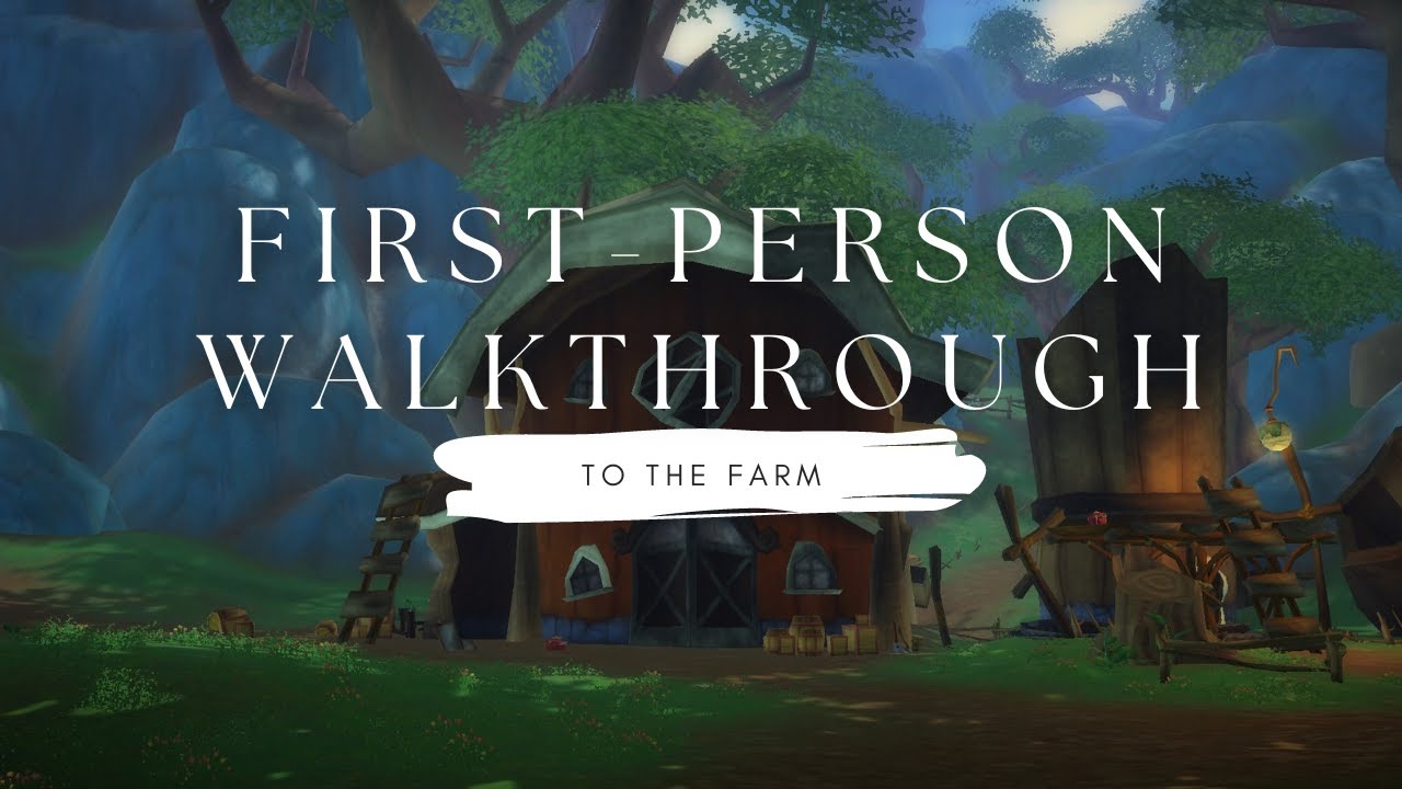 First Person Experience ~ Running to the Farm - YouTube