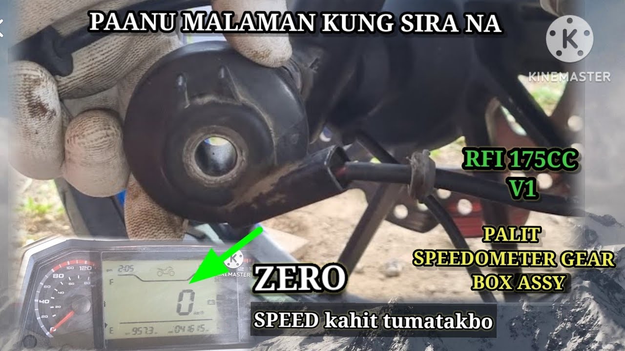 speedometer gear box assy replacement for RFI 175cc, paanu at bakit ko ...