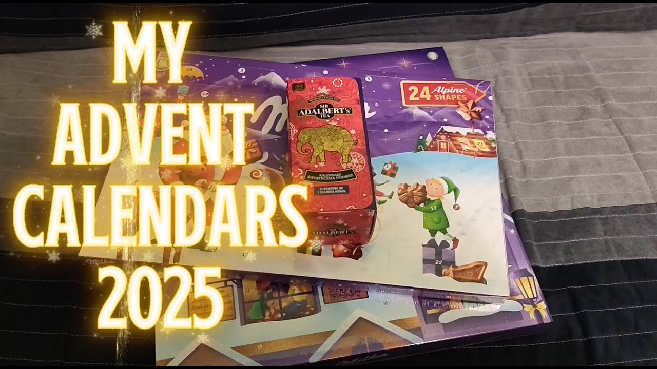 Opening my Christmas Calendars 2025 chocolate and tea - YouTube