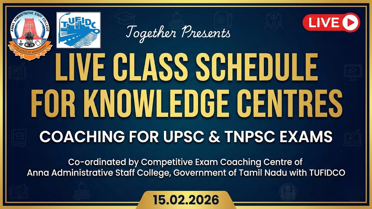 🚨 BIG ANNOUNCEMENT - AASC & TUFIDCO Live Class Schedule for Knowledge ...