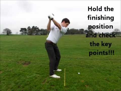 Golf Lesson - Perfect Finishing Position - Golf - YouTube