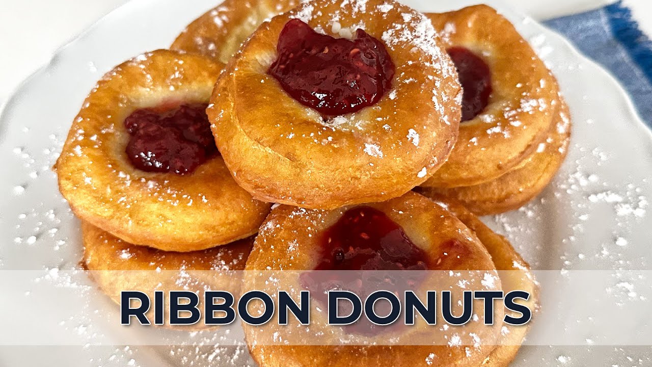 Hungarian Ribbon Doughnuts (Farsangi Fánk) Light & Fluffy - YouTube