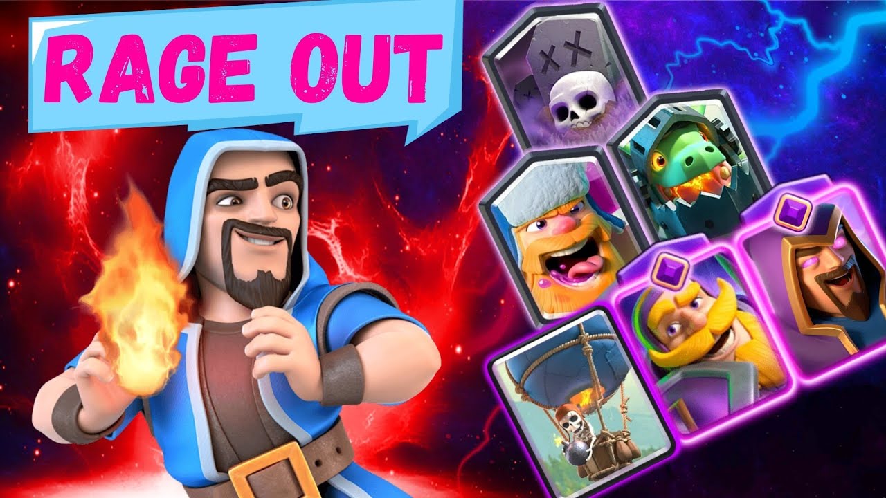 HOW TO RAGE OUT YOUR OPPONENTS CLASH ROYALE 👀 (LADDER) - YouTube