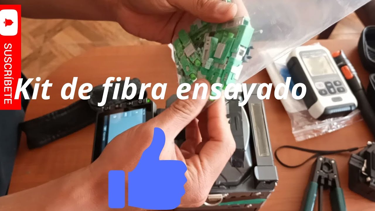 KIT DE FIBRA OPTICA (probando herramienta) ⭐ - YouTube