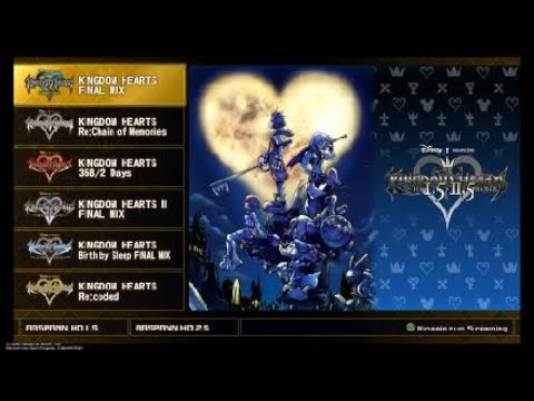 KINGDOM HEARTS Complete Edition Menu Ambience - YouTube