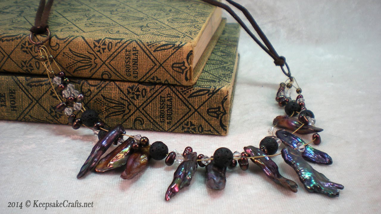 How To Make A Dragon Teeth Necklace - YouTube