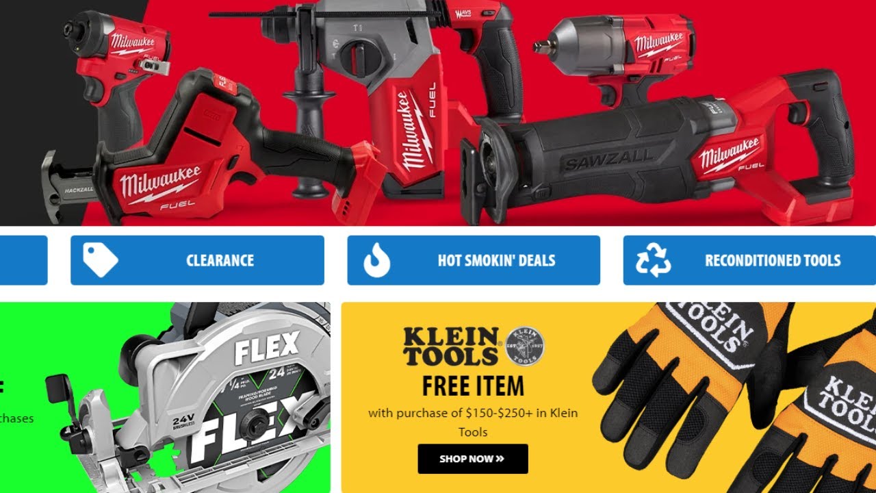 NEW Tools, Deals, Buy More Save More and Clearance Deals! - YouTube