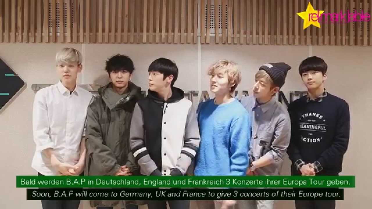 B.A.P's message for re[mark]able fans - YouTube