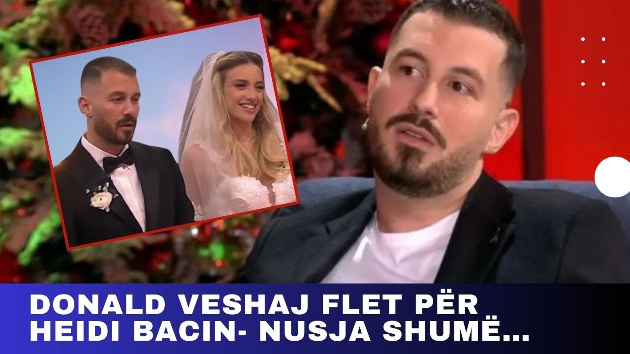 Donald Veshaj flet për Heidi Bacin- Nusja shumë… - YouTube
