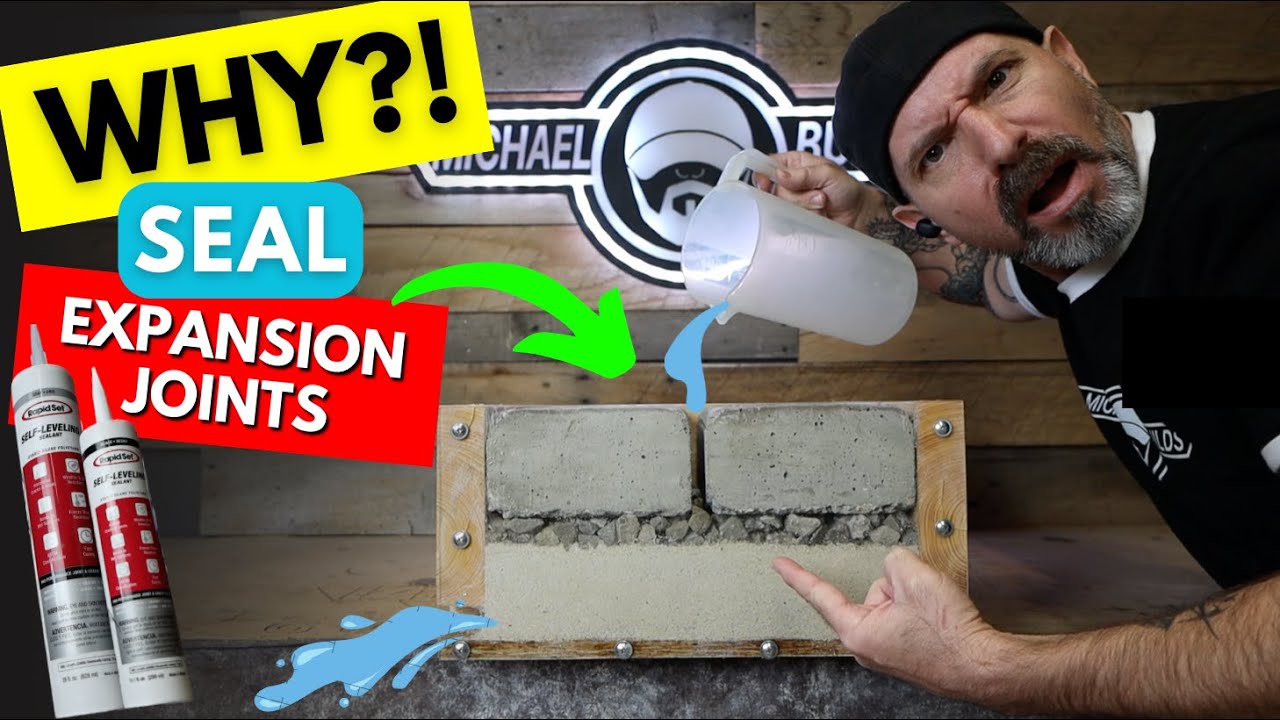 how and WHY you should seal your expansion joints with Self Leveling ...