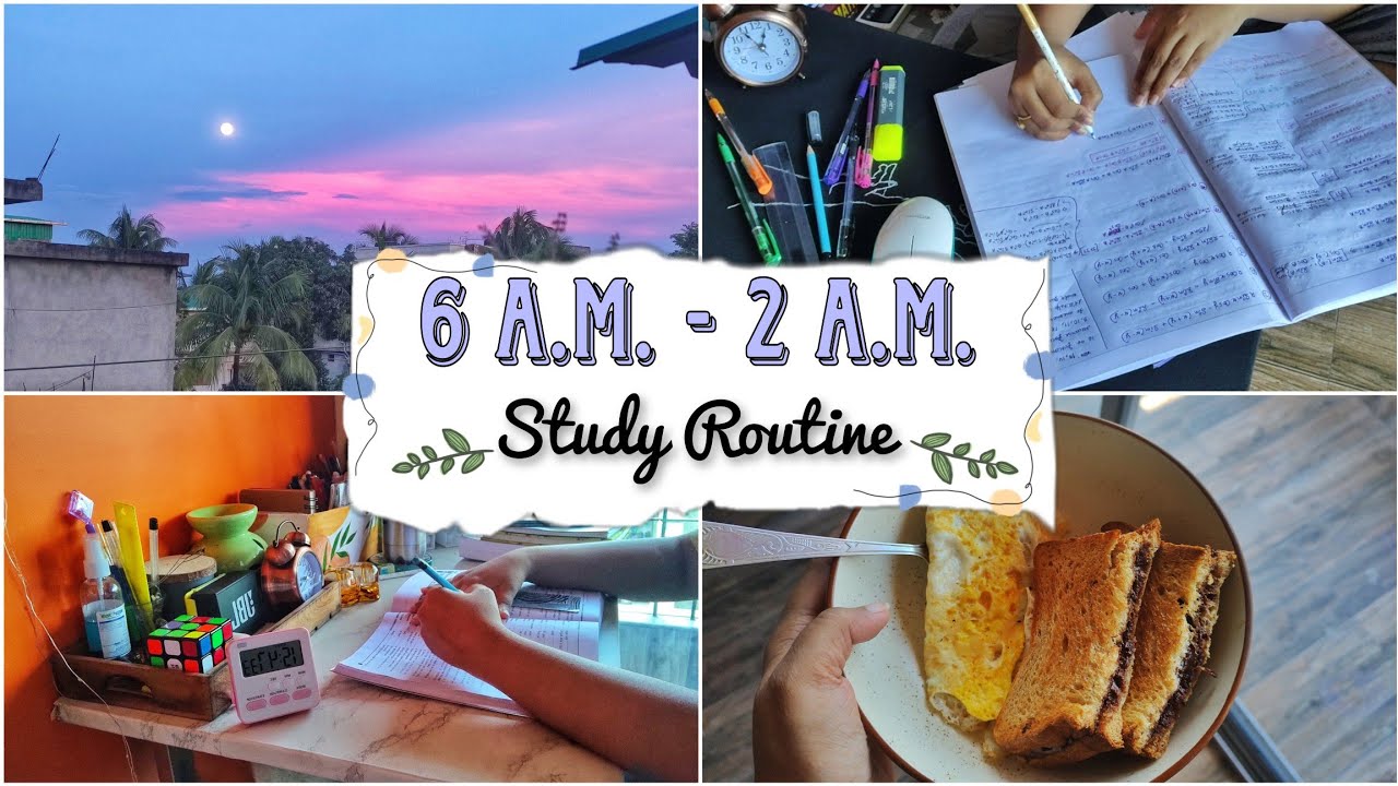 6 A.M. Morning Study Routine 🌞|| Productive Day in my Life 🌱|| SSC ...