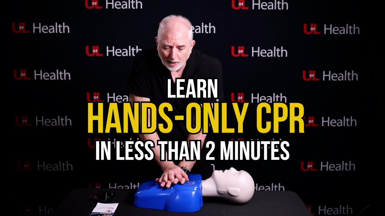 Learn hands-only CPR in less than 2 minutes - YouTube