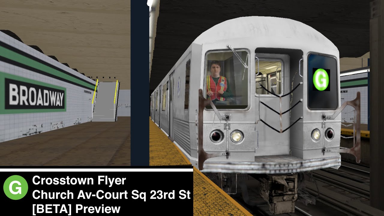 OpenBVE R42 (G) Final Preview to Court Square - YouTube