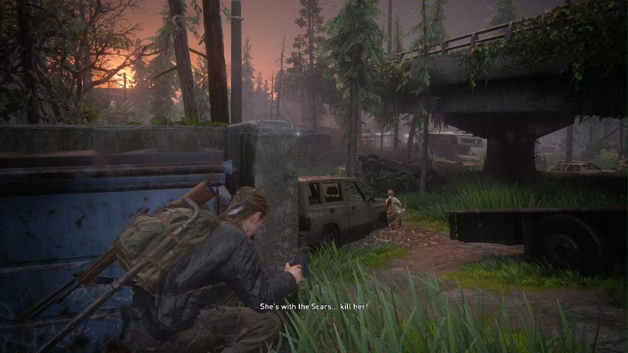 TLOU2 : satisfying gameplay 1 - YouTube