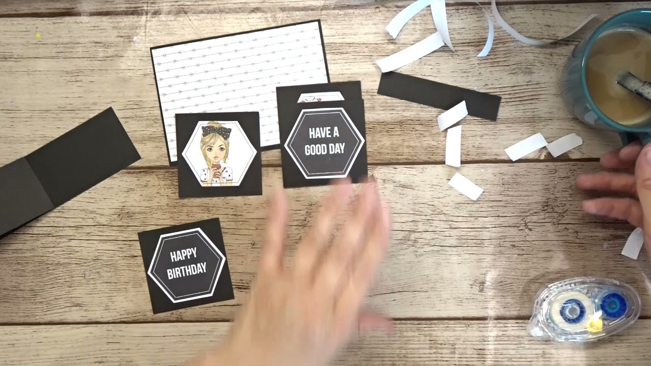 Waterval kaart 100% action spullen / waterfall card 100% action ...