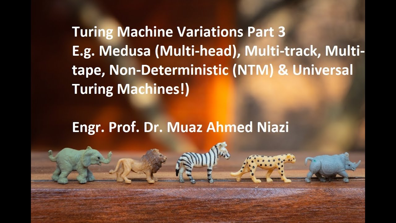 Turing Machine Variations (Medusa, Multi-track, Multi-tape, NTM ...