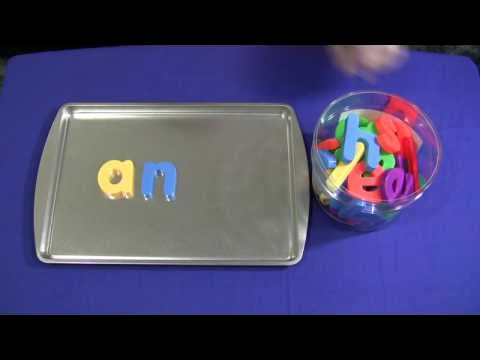 Magnetic Letter Words - YouTube