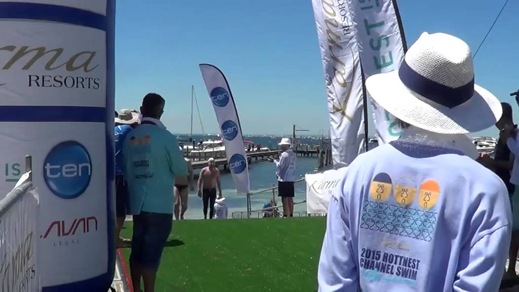 2015 Karma Resort Rottnest Channel Swim - YouTube