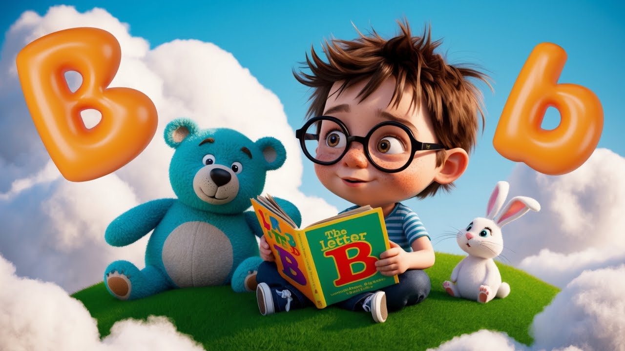 🌙 Goodnight with “B” – Learn the Letter "B" with Benny the Butterfly! 🐻 ...