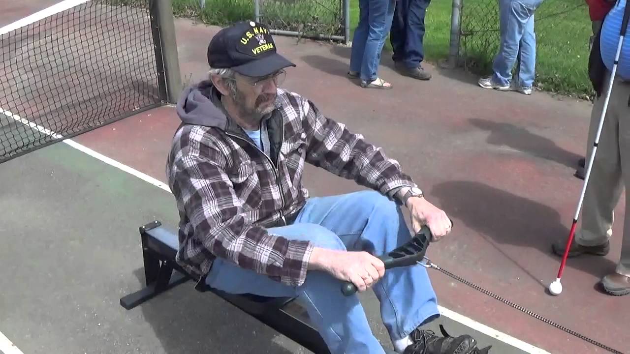 U.S. VRK - Blind rowing initiative in Augusta, Maine VA - YouTube