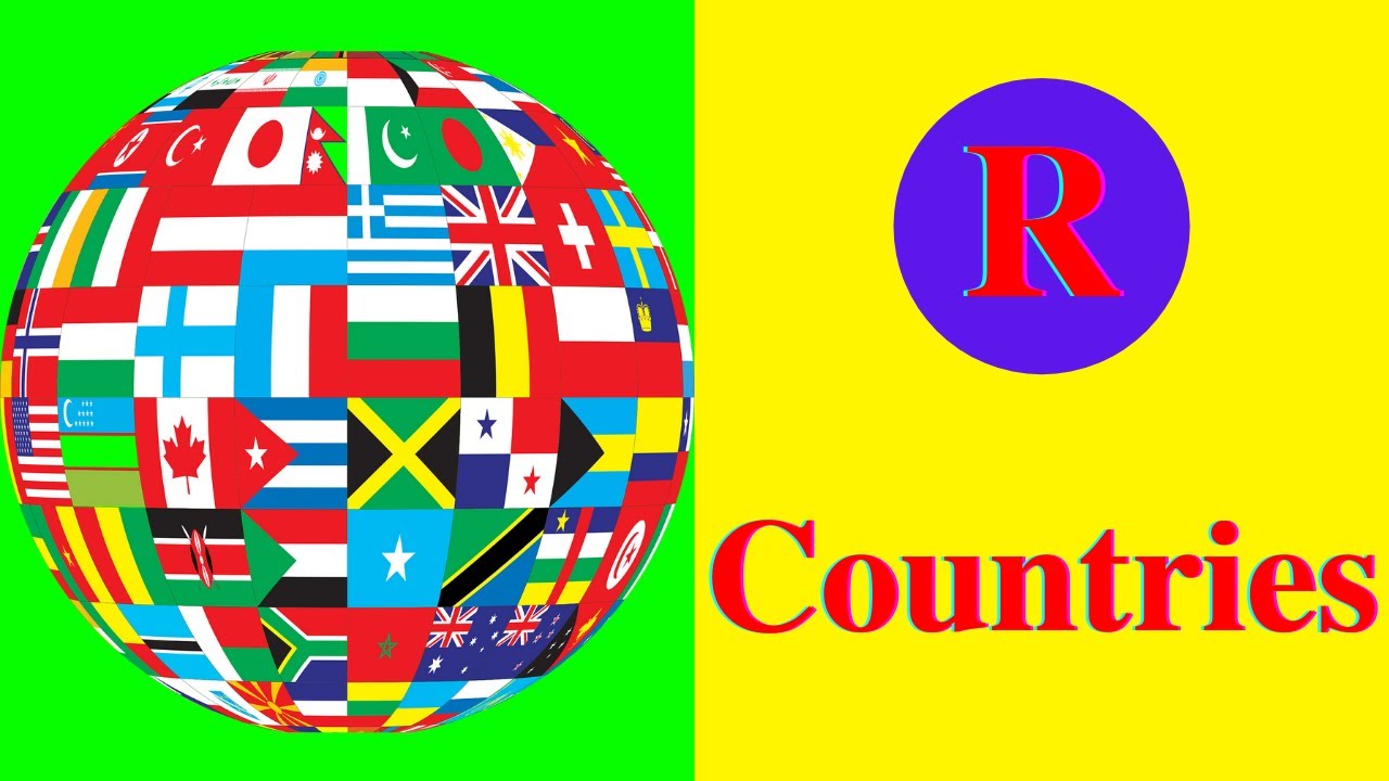 countries of the world with flag | Country Name Start with "R" - YouTube