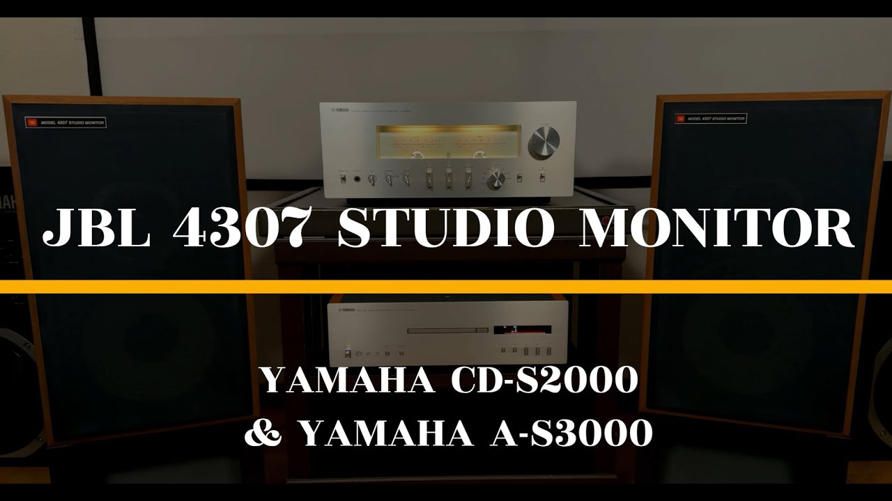 JBL 4307 STUDIO MONITOR , YAMAHA CD-S2000, A-S3000 Vintage Audio ...