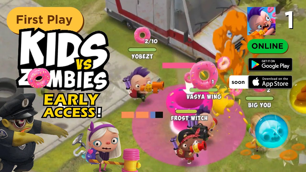 Kids VS Zombies (iOS, Android) - Early Access/Soft Launch Gameplay ...