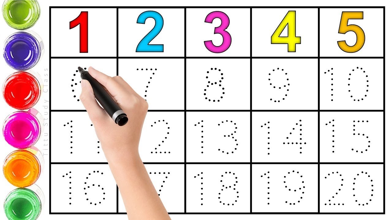 Learn to counting 1 to 100 || 1 2 3 4 5 6 7 8 9 10 || a for apple b for ...