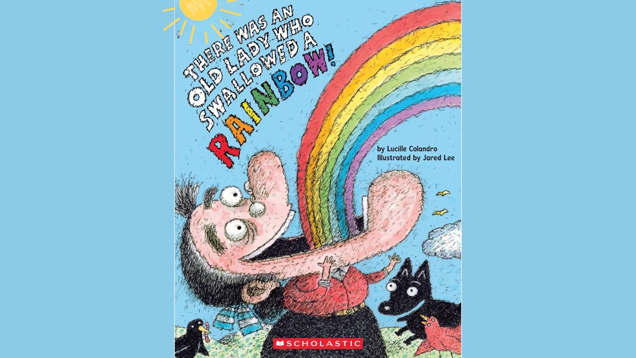 There Was an Old Lady Who Swallowed a Rainbow! | Animated SLP Read ...
