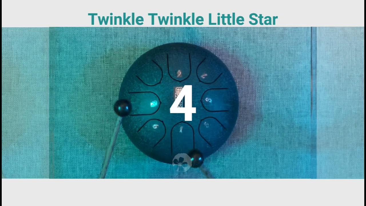 Twinkle Twinkle Little Star- Tongue Drum / Steel Drum Music for Kids ...