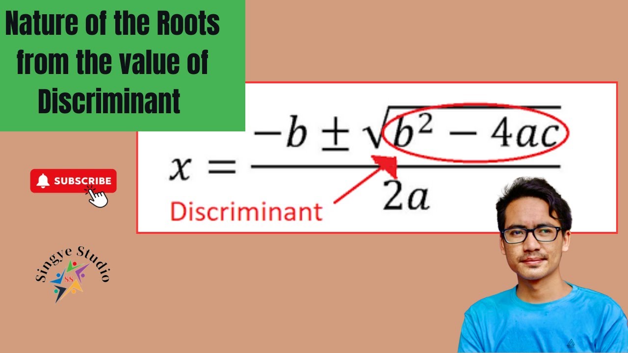 𝐍𝐚𝐭𝐮𝐫𝐞 𝐨𝐟 𝐭𝐡𝐞 𝐫𝐨𝐨𝐭𝐬 𝐟𝐫𝐨𝐦 𝐭𝐡𝐞 𝐃𝐢𝐬𝐜𝐫𝐢𝐦𝐢𝐧𝐚𝐧𝐭 | 𝐐𝐮𝐚𝐝𝐫𝐚𝐭𝐢𝐜 𝐄𝐪𝐮𝐚𝐭𝐢𝐨𝐧 ...