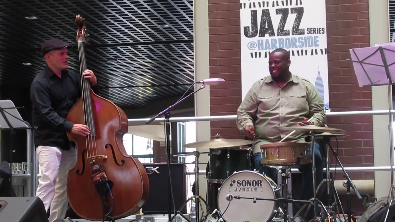 Jonathan Blake Trio, 6/6/18 at Harborside Atrium in Jersey City - YouTube