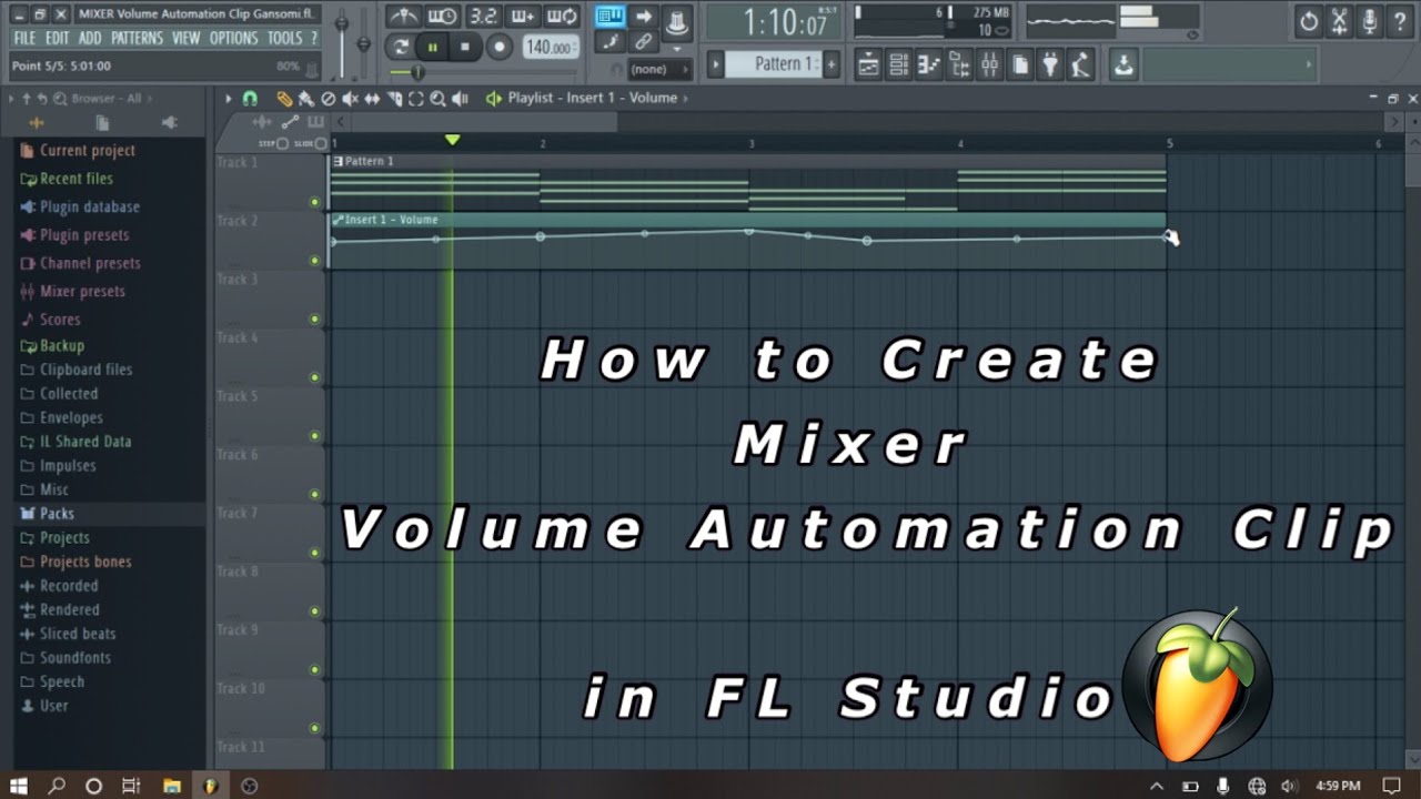 How to Create Mixer Volume Automation Beat in FL Studio Tutorial - YouTube