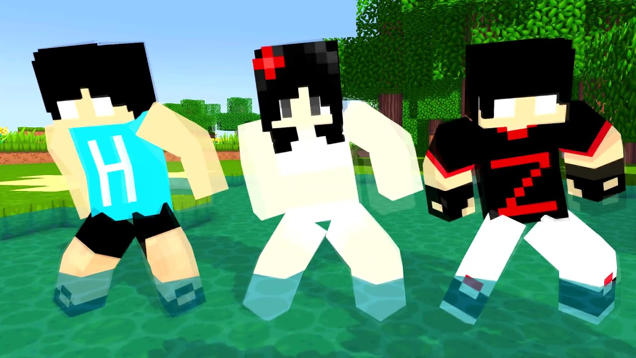 : DUN DUN DANCE WITH HAIKO HEEKO AND ZENOBRINE MINECRAFT ANIMATION ...