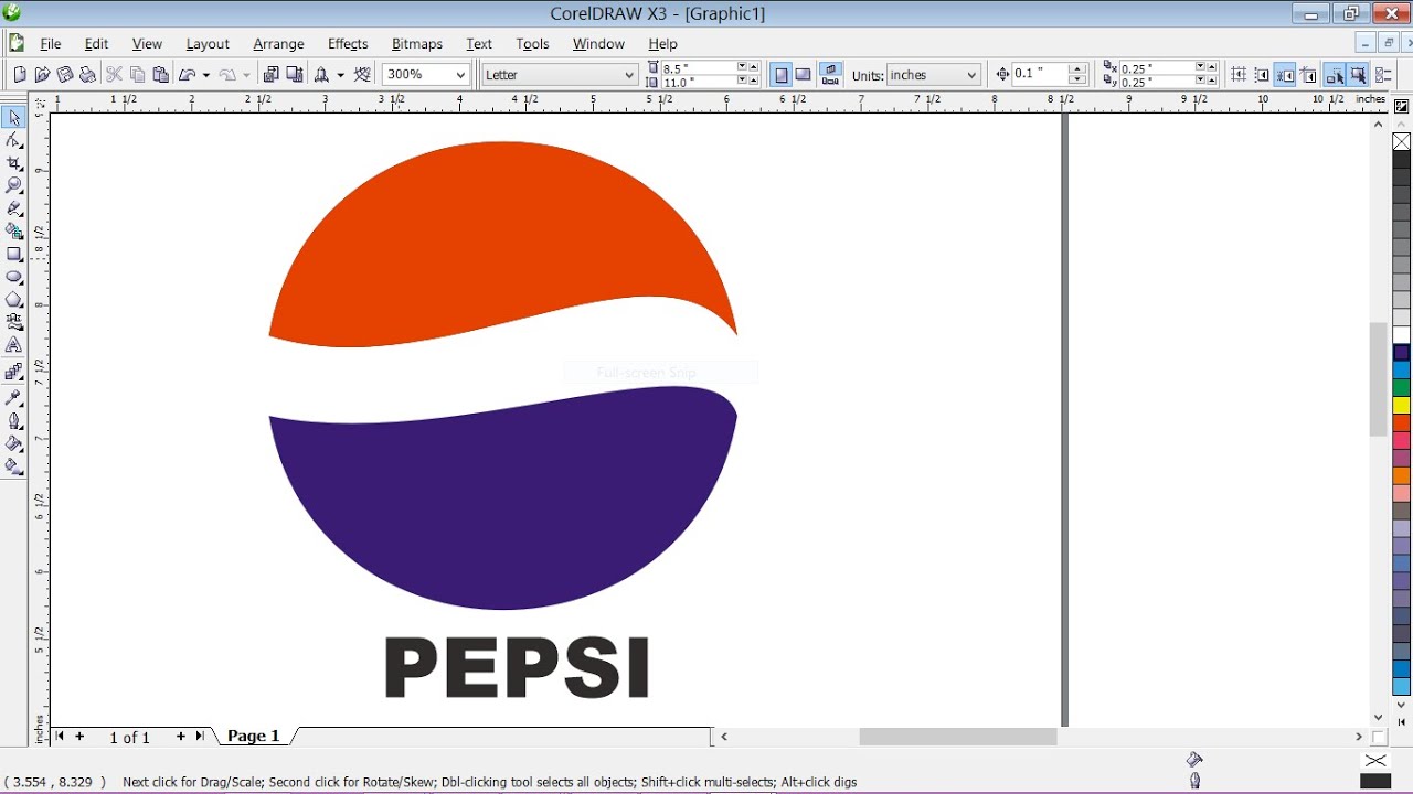 How to make Logo in Corel Draw X3 | Logo in corel Draw X3 | Circle logo ...